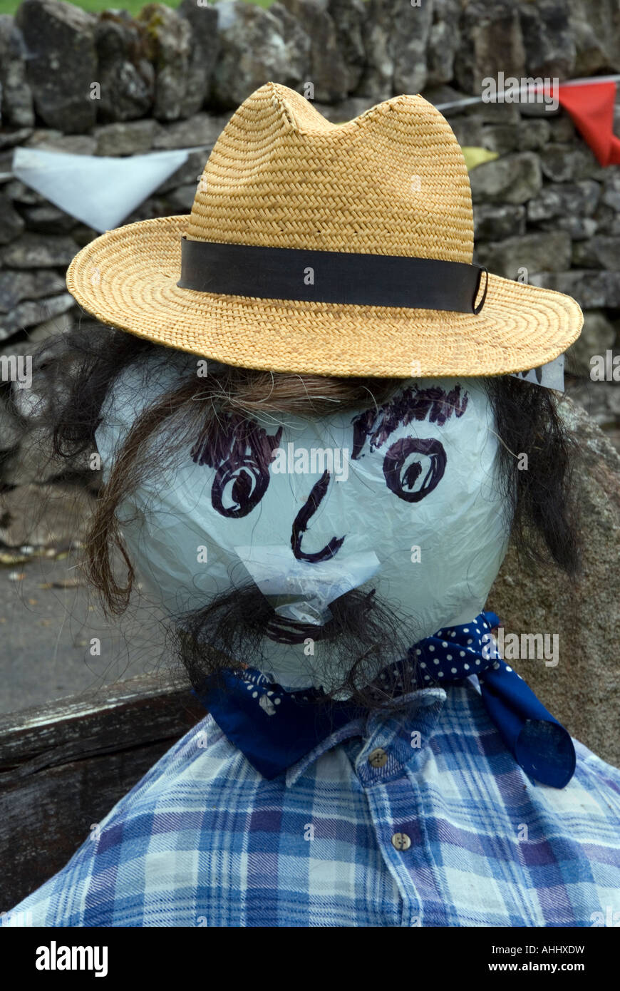 wormhill straw man Stock Photo - Alamy