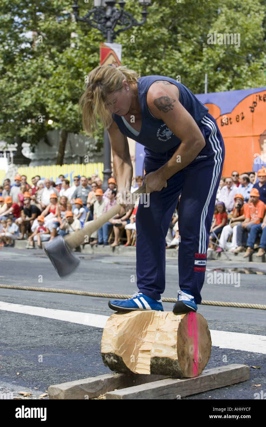 Wood chopping basque hi-res stock photography and images - Alamy