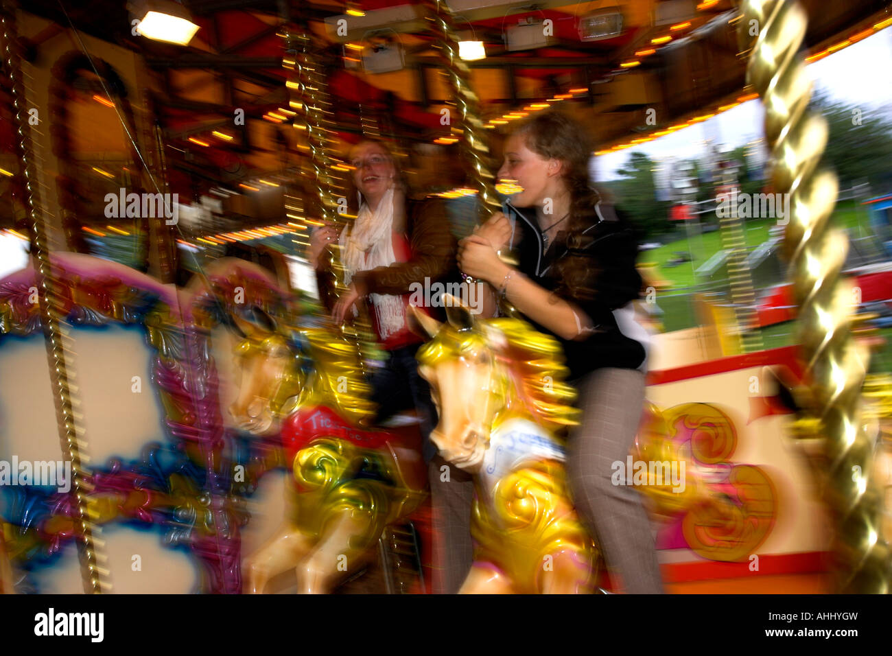 TraditTHE LAKE DISTRICT NATIONAL PARK ional Funfair Carousel on the ...