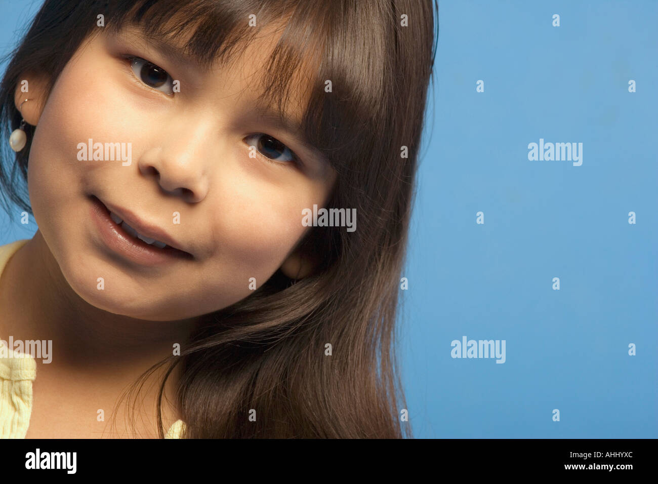 Young Native girl Stock Photo - Alamy
