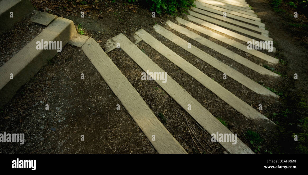 Stairs going down Stock Photo - Alamy