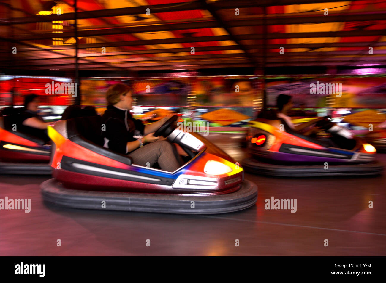 Traditional Funfair on the Glebe Bowness on Windermere Cumbria North ...