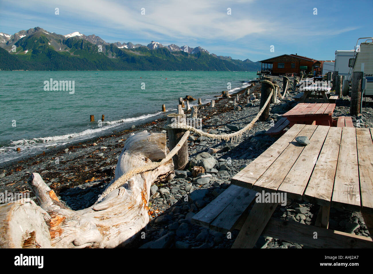 Miller s Landing campground along Resurrection Bay Lowell Point near ...