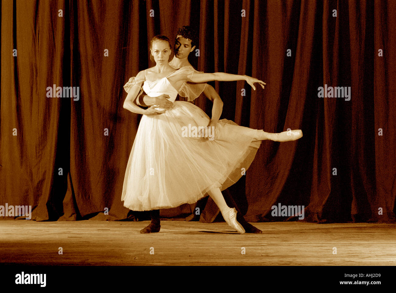 Ballet rehearsal ballet dancer stage performance Stock Photo - Alamy