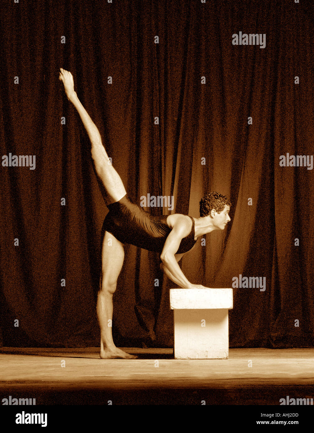 Ballet rehearsal ballet dancer stage performance Stock Photo - Alamy