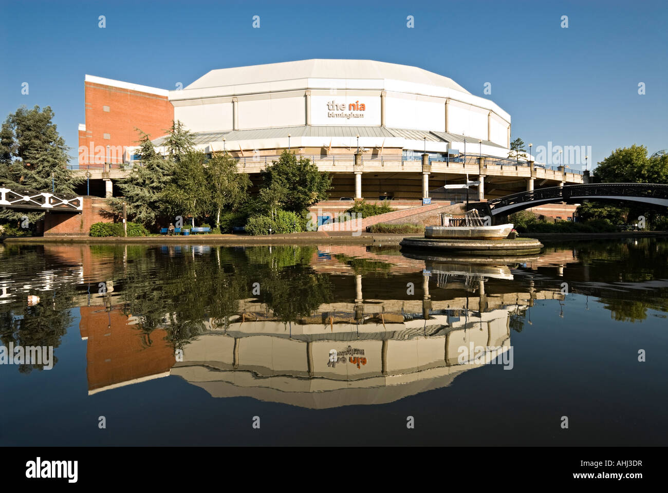 National Indoor Arena overlooking canal Stock Photo - Alamy