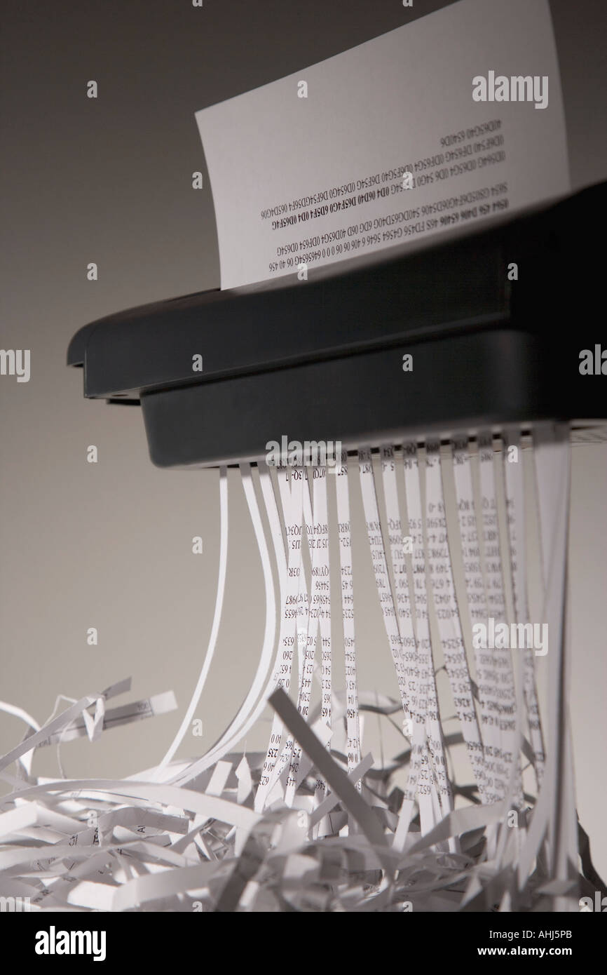 Confidential shredders hi-res stock photography and images - Alamy