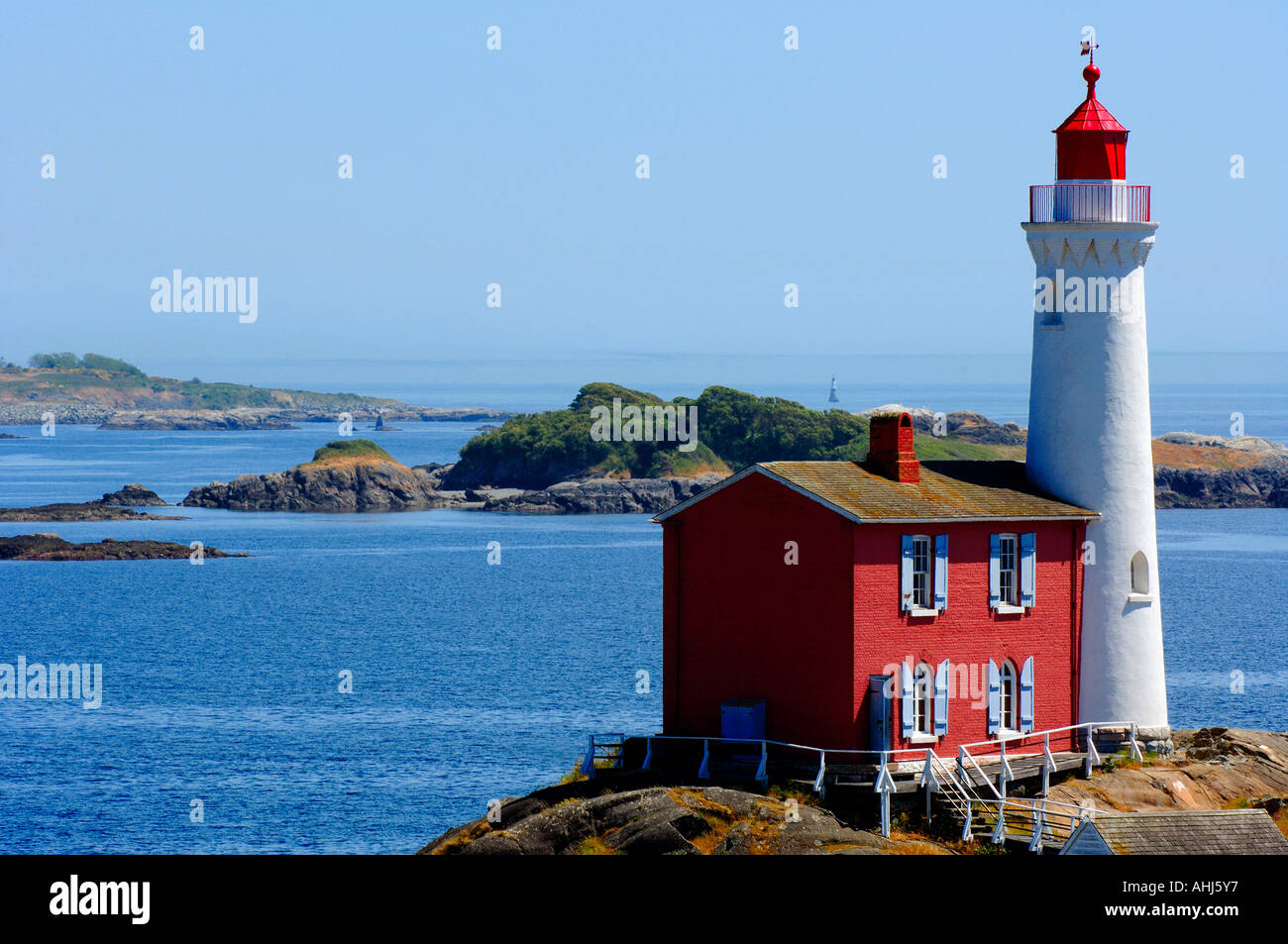 Fisgard Lighthouse Victoria BC Stock Photo - Alamy