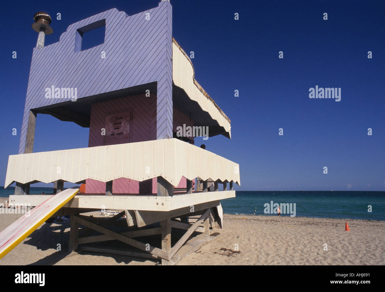 Miami beach lookout tower hi-res stock photography and images - Alamy