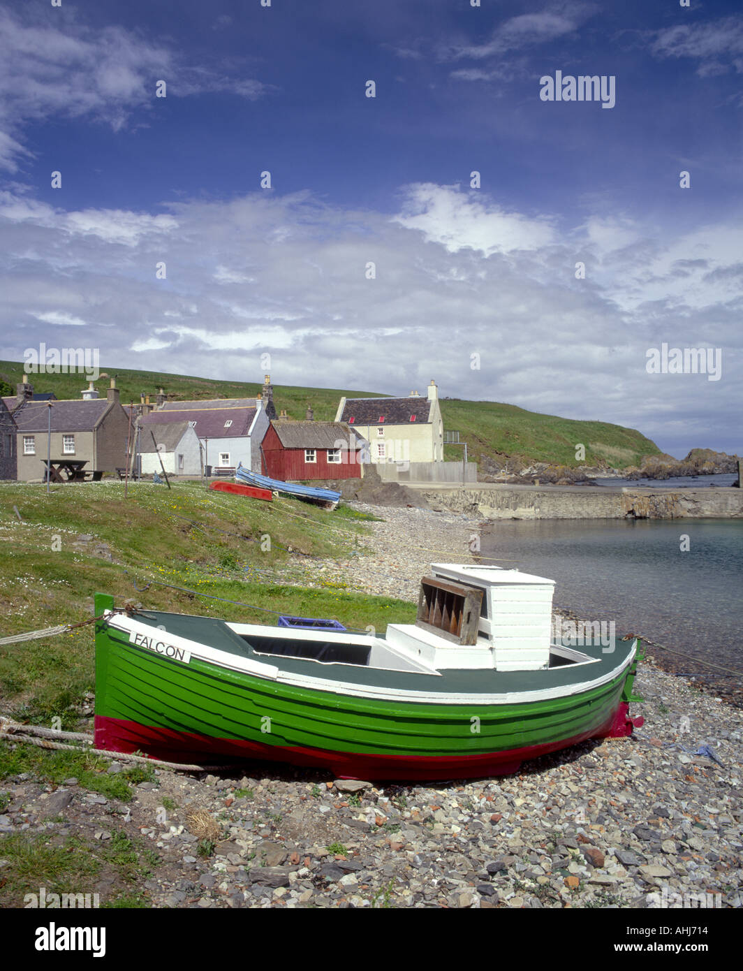 Sandend Portsoy Grampian Region Stock Photo - Alamy
