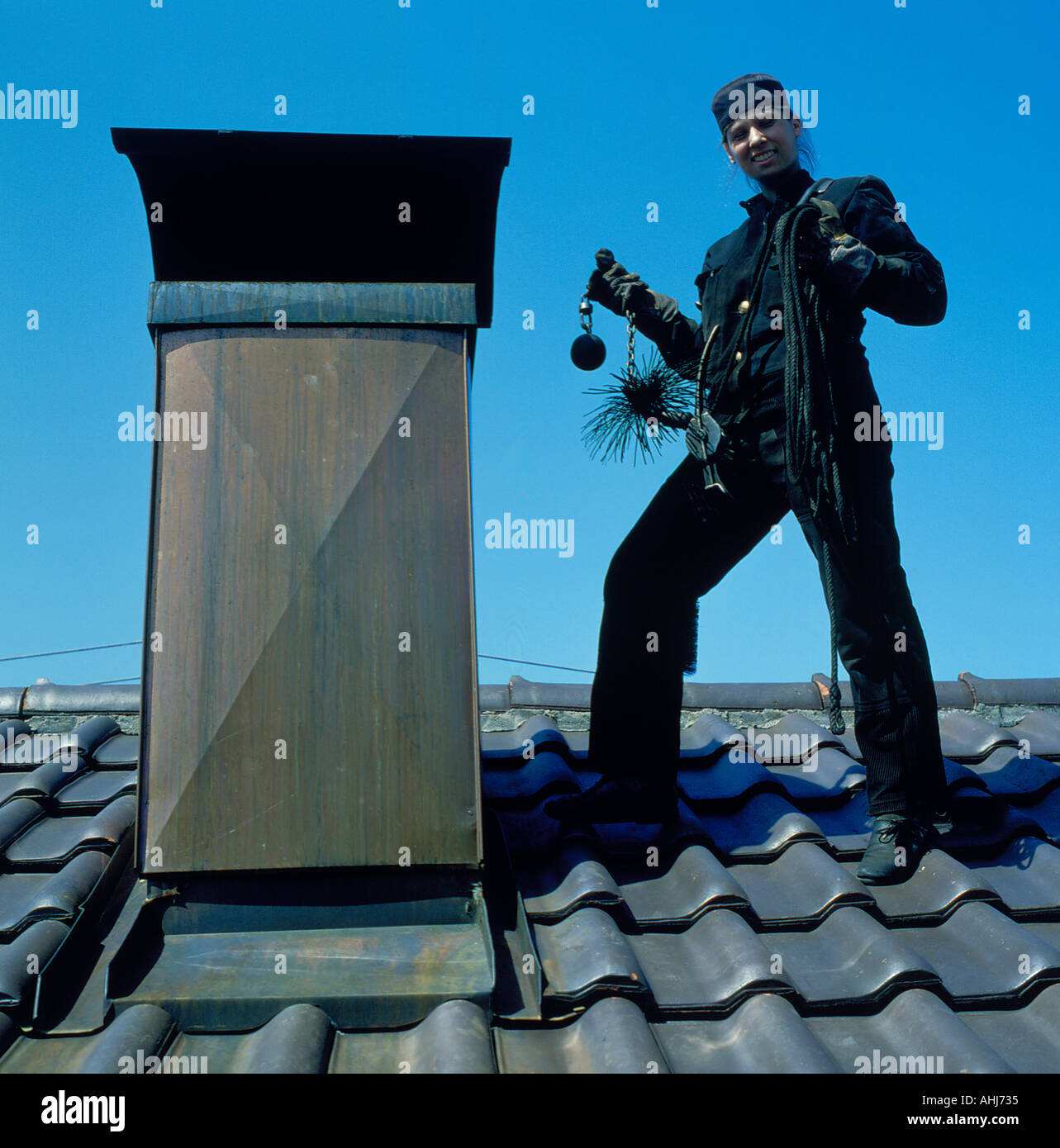 Female chimney sweep hi-res stock photography and images - Alamy