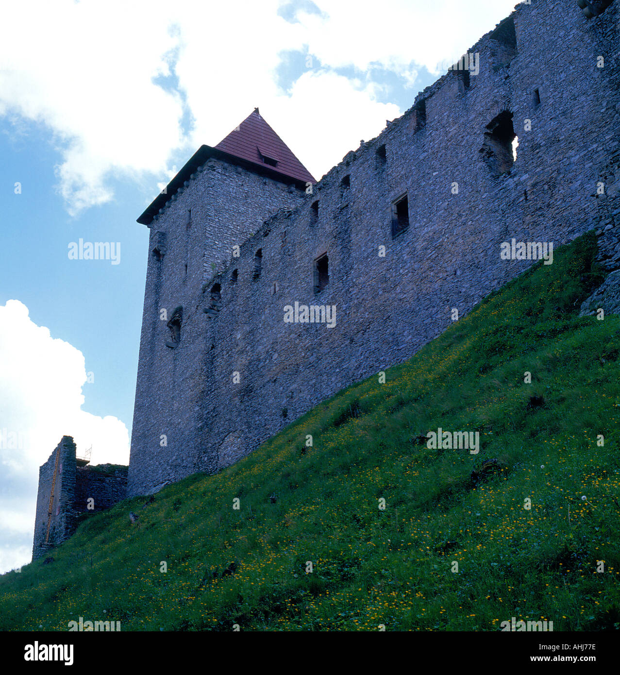 castle of Kasperske Hory (German: Karlsburg Bergreichenstein ), Sumava ...