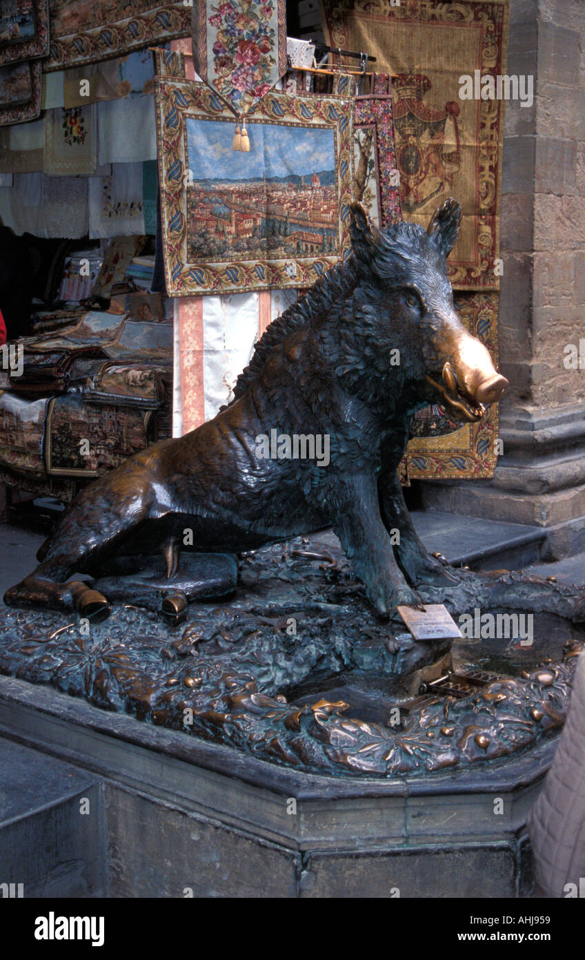 Florence wild boar hi-res stock photography and images - Alamy