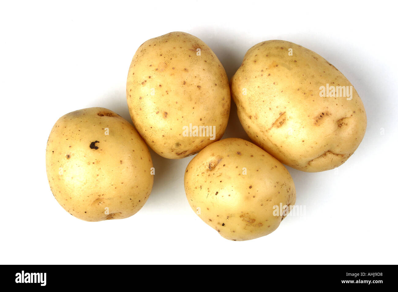 Baking Potato still life on a white background Stock Photo - Alamy