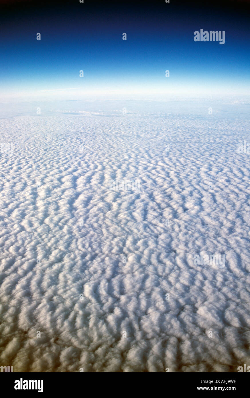 Ariel view clouds above hi-res stock photography and images - Alamy