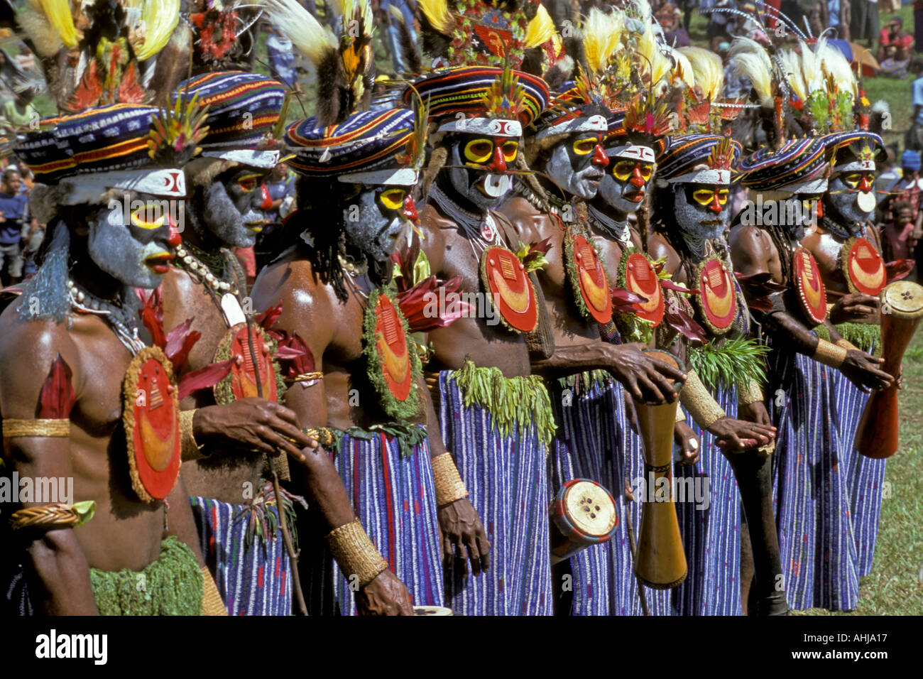 Papua New Guinea, Western Highlands Province, Mt. Hagen Cultural Show ...