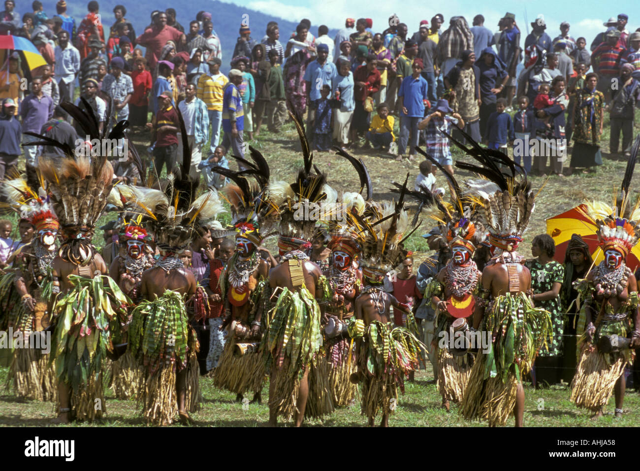 Papua New Guinea, Western Highlands Province, Mt. Hagen Cultural Show ...