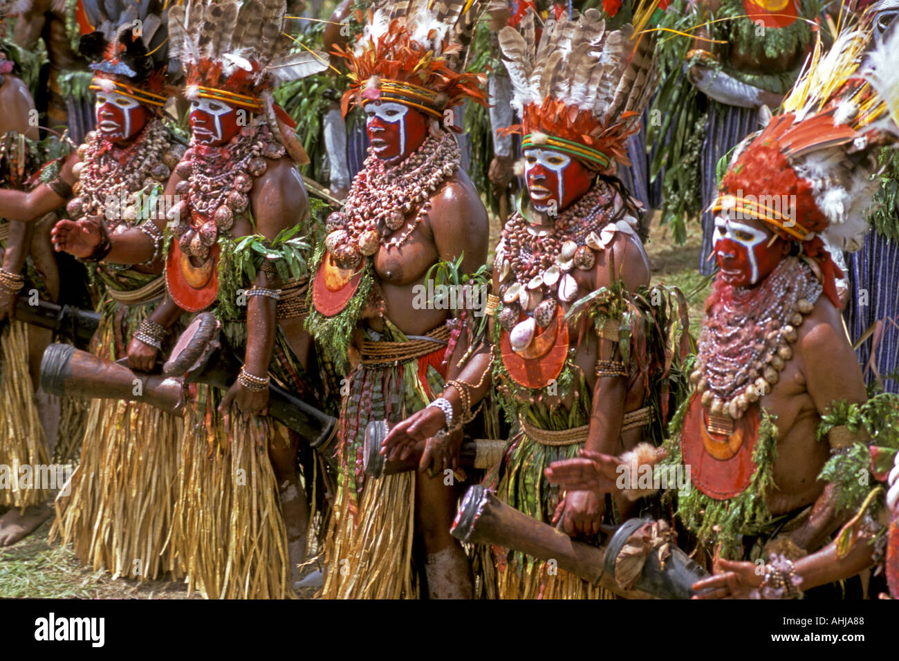 Papua New Guinea, Western Highlands Province, Mt. Hagen Cultural Show ...