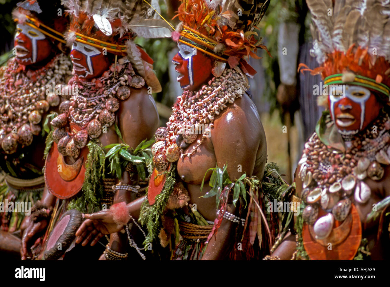 Papua New Guinea, Western Highlands Province, Mt. Hagen Cultural Show ...