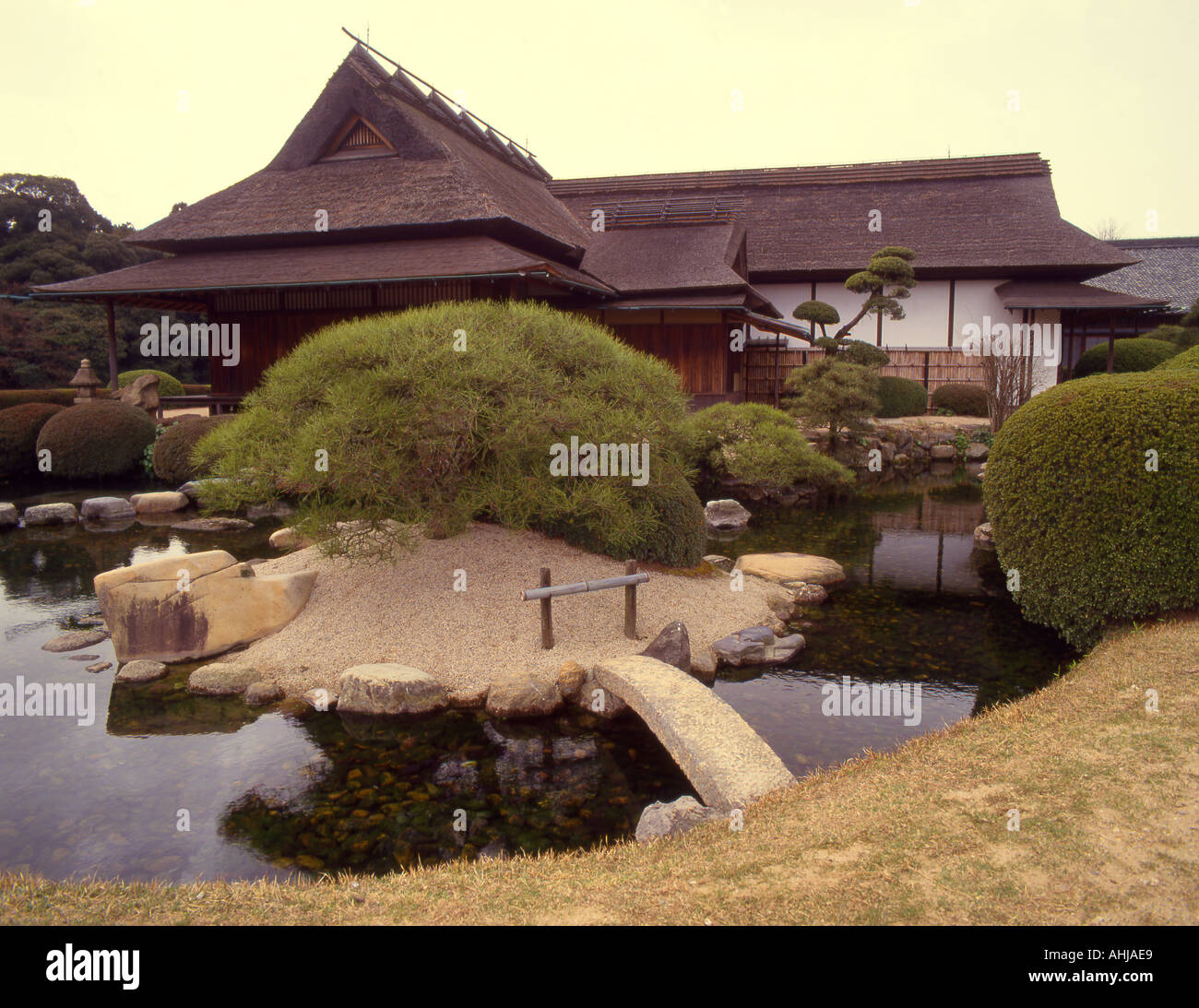 Japan Okayama Koraku en garden Stock Photo - Alamy