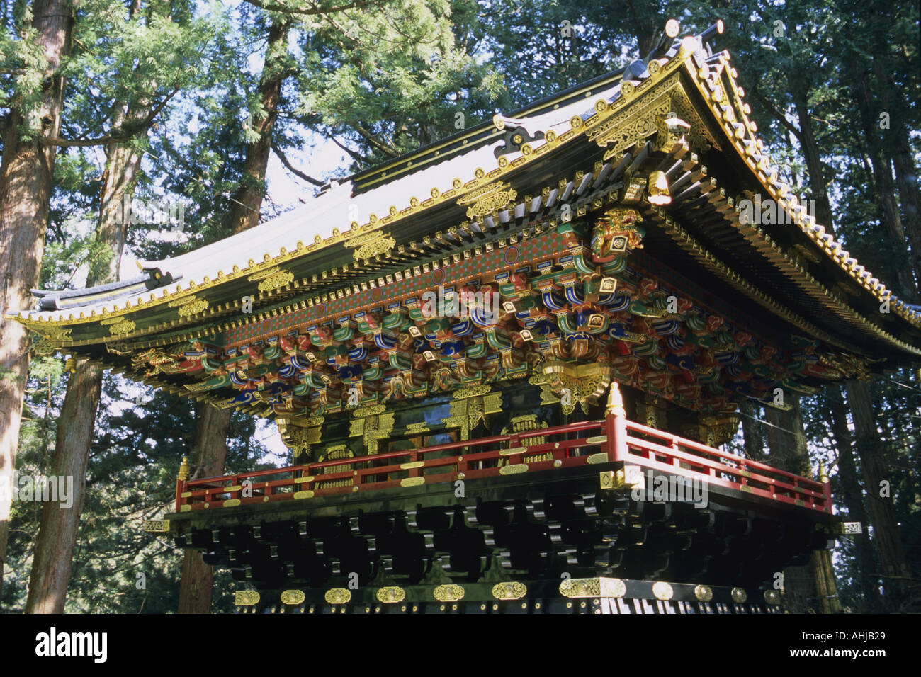 Japan Nikko Taiyuin byo Drum Tower Stock Photo - Alamy