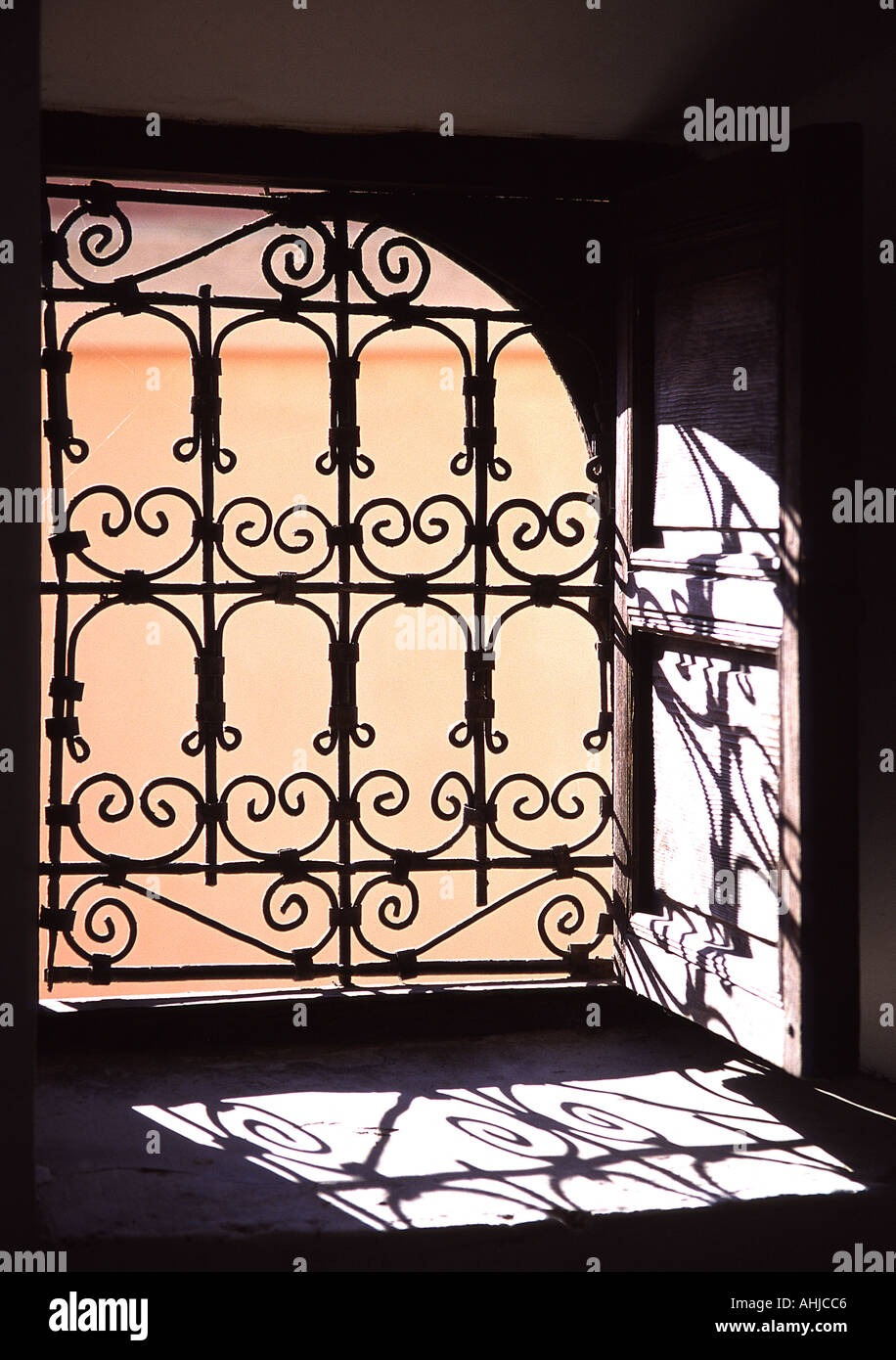 window marrakech morocco africa Stock Photo - Alamy