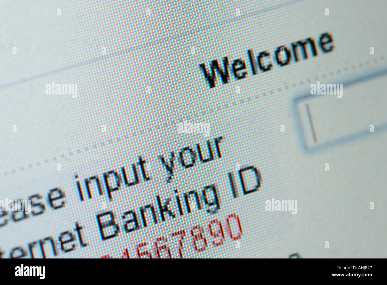 Identity prompt on a computer screen Stock Photo - Alamy