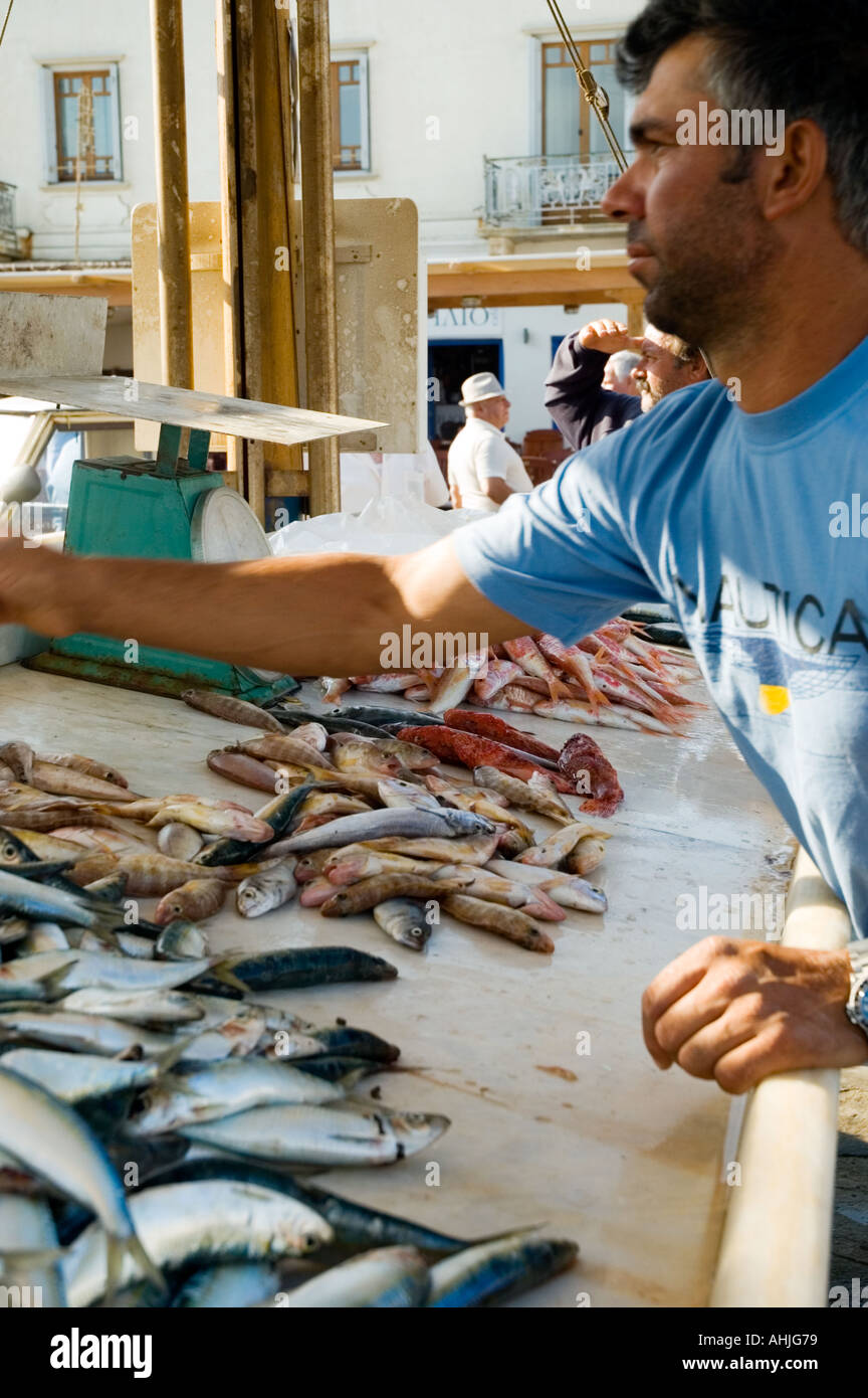 Fresh Fish Market Mykonos Town Mykonos The Cyclades Greek Islands ...