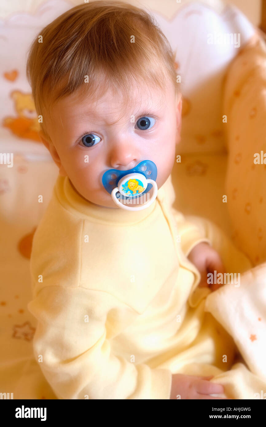 BABY BOY 11 MONTHS OLD Stock Photo - Alamy