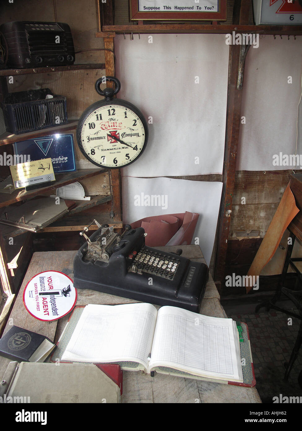 Restored Office in Old Town Stock Photo - Alamy