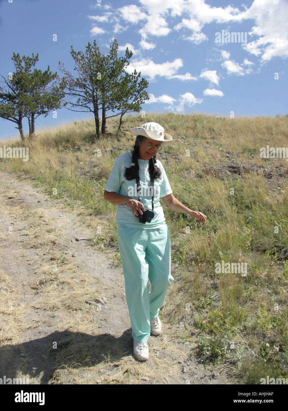 Walking Down Path Stock Photo - Alamy