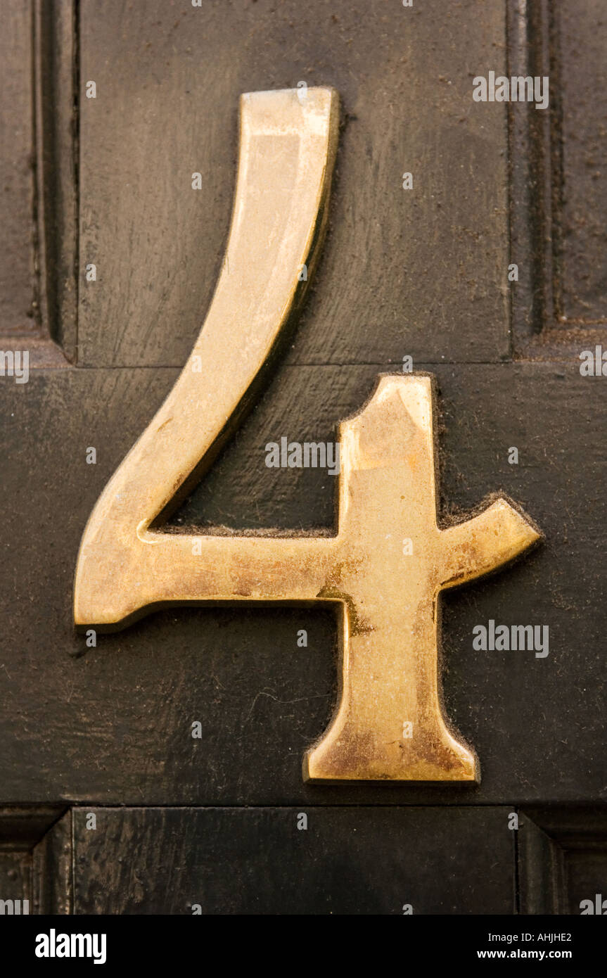 The Number 4 Stock Photo - Alamy