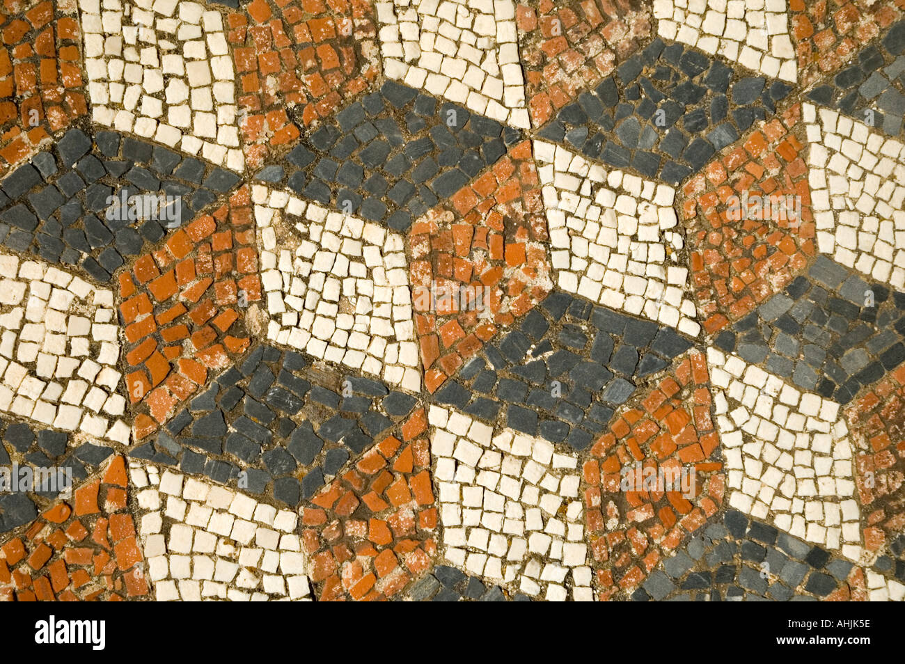 Rectangular Mosaic Floor Panel in the Theater Quarter Delos The ...