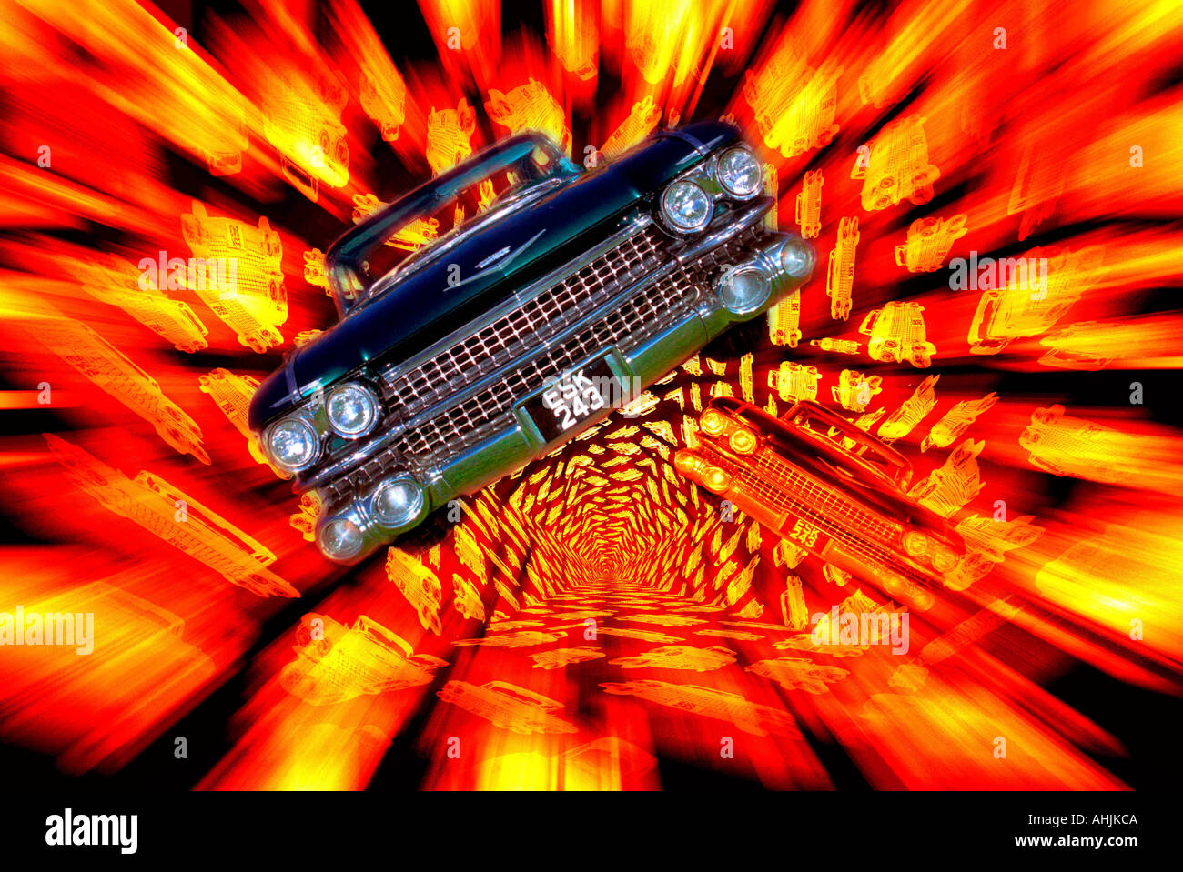 Car Boom 2 Stock Photo - Alamy