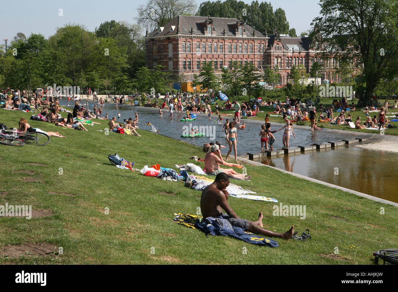 Amsterdam westerpark children hi-res stock photography and images - Alamy