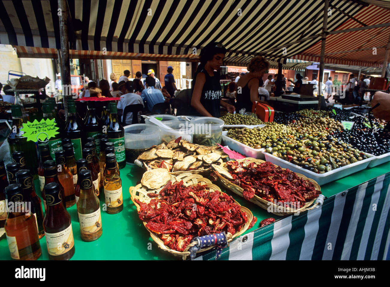 Open Market Nice France Europe Stock Photo - Alamy
