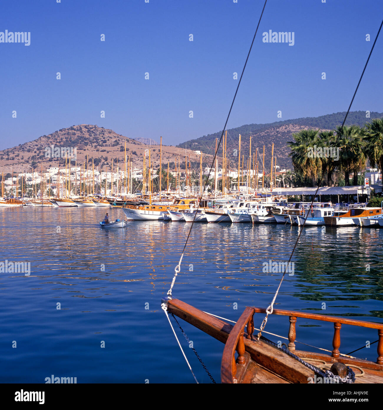 BODRUM HARBOUR TURKEY Stock Photo - Alamy