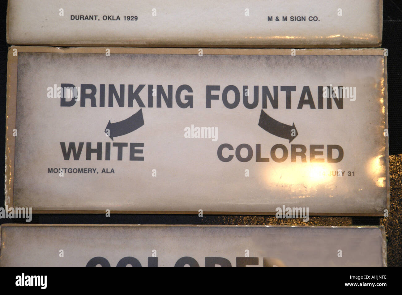 Afroamerican Music Fest, Segregated Drinking Fountain Sign, Hart Plaza ...