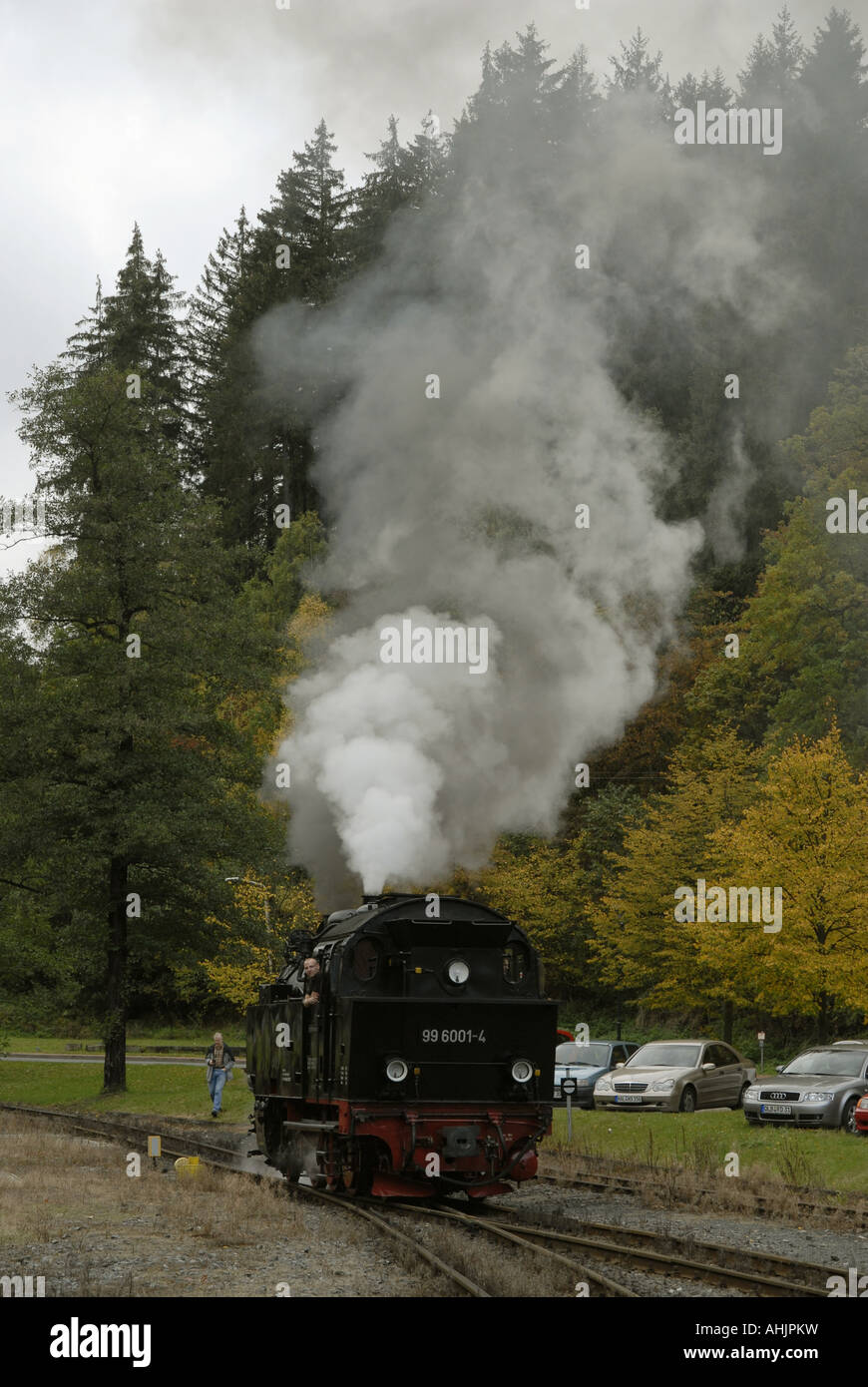 HSB Steam Engine 99 6001 in Alexisbad Stock Photo - Alamy