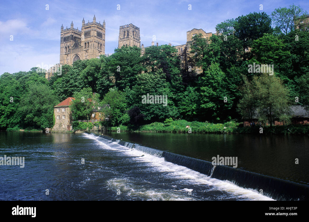 Durham Cathedral River Wear Stock Photo - Alamy