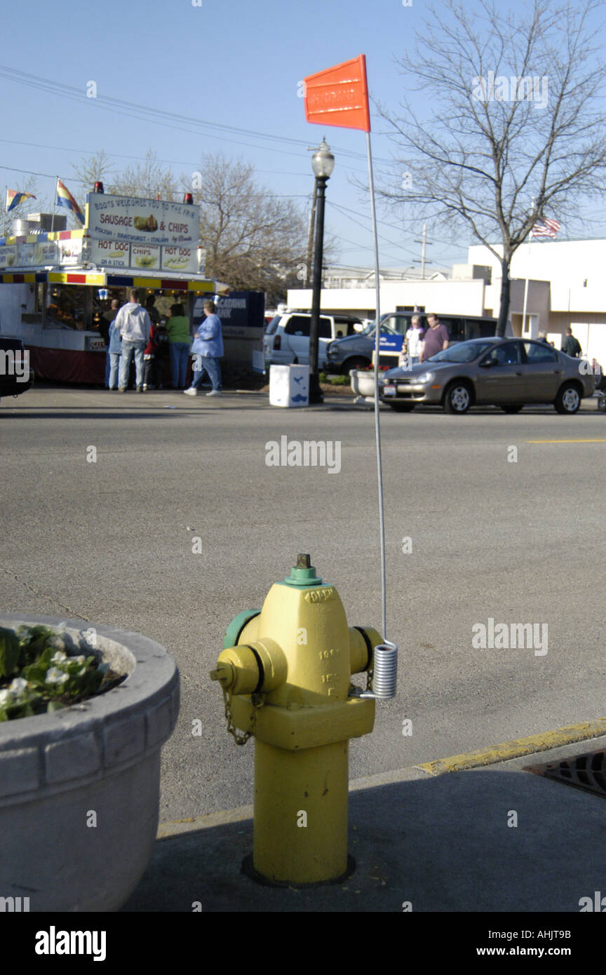 Fire hydrant in plants hi-res stock photography and images - Alamy