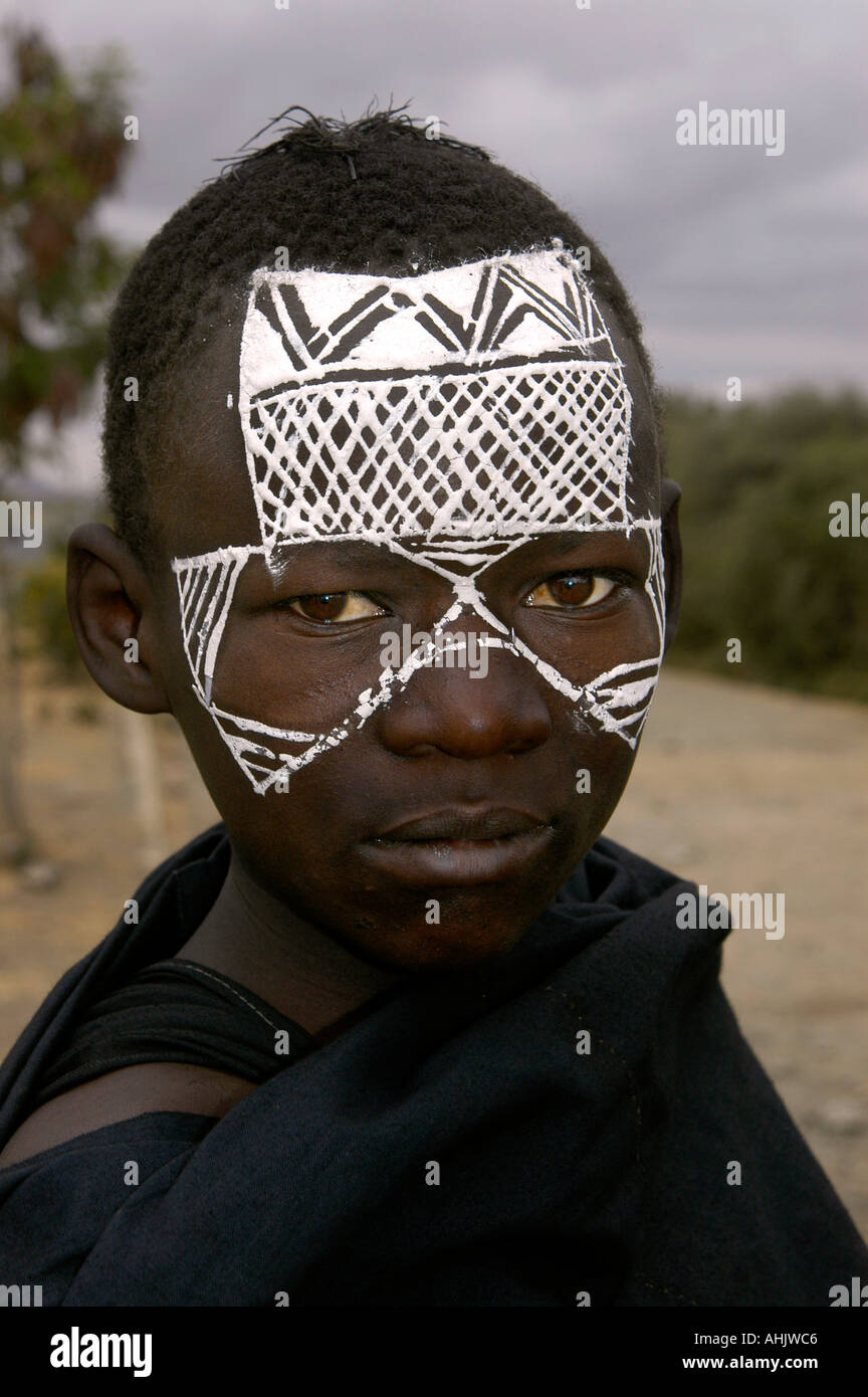 The Maasai boy Africa African tribe Kenya Tanzania Stock Photo - Alamy