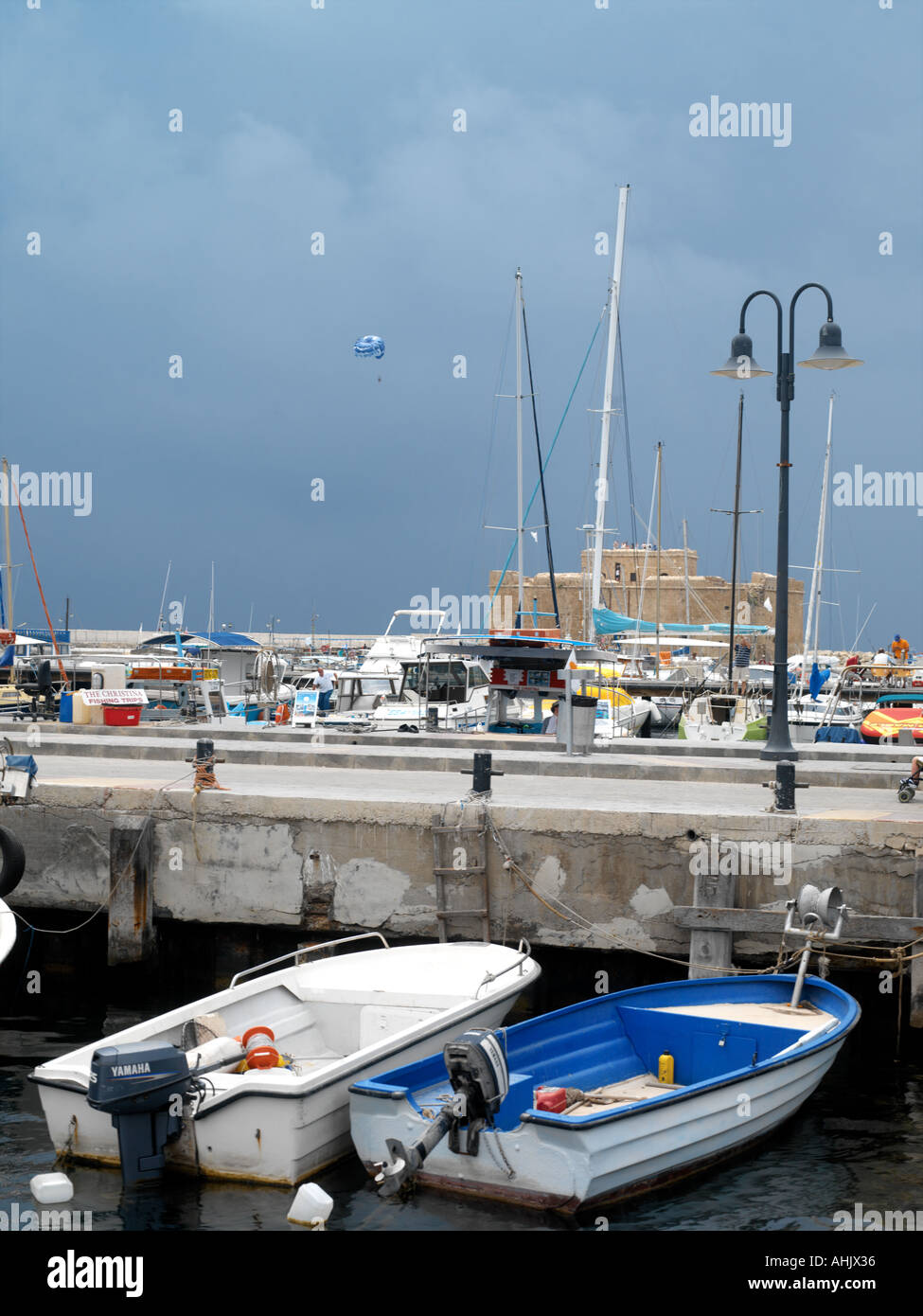 Paphos castle on harbour hi-res stock photography and images - Alamy
