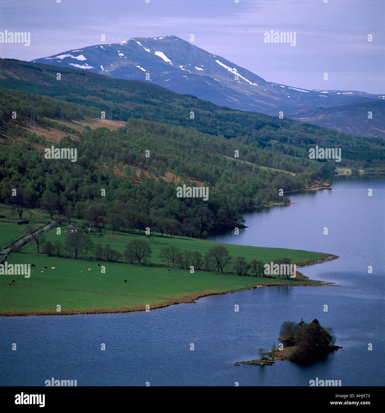 View from The Queen's View, Loch Tummel, Scotland, UK Stock Photo - Alamy