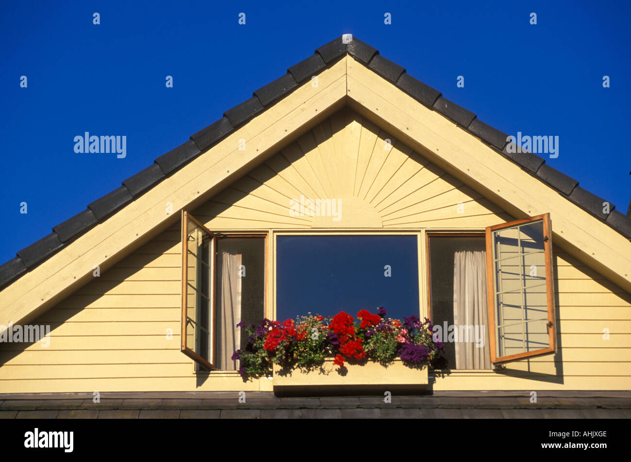 USA Washington Seattle Architectural detail of Craftsman style home in ...