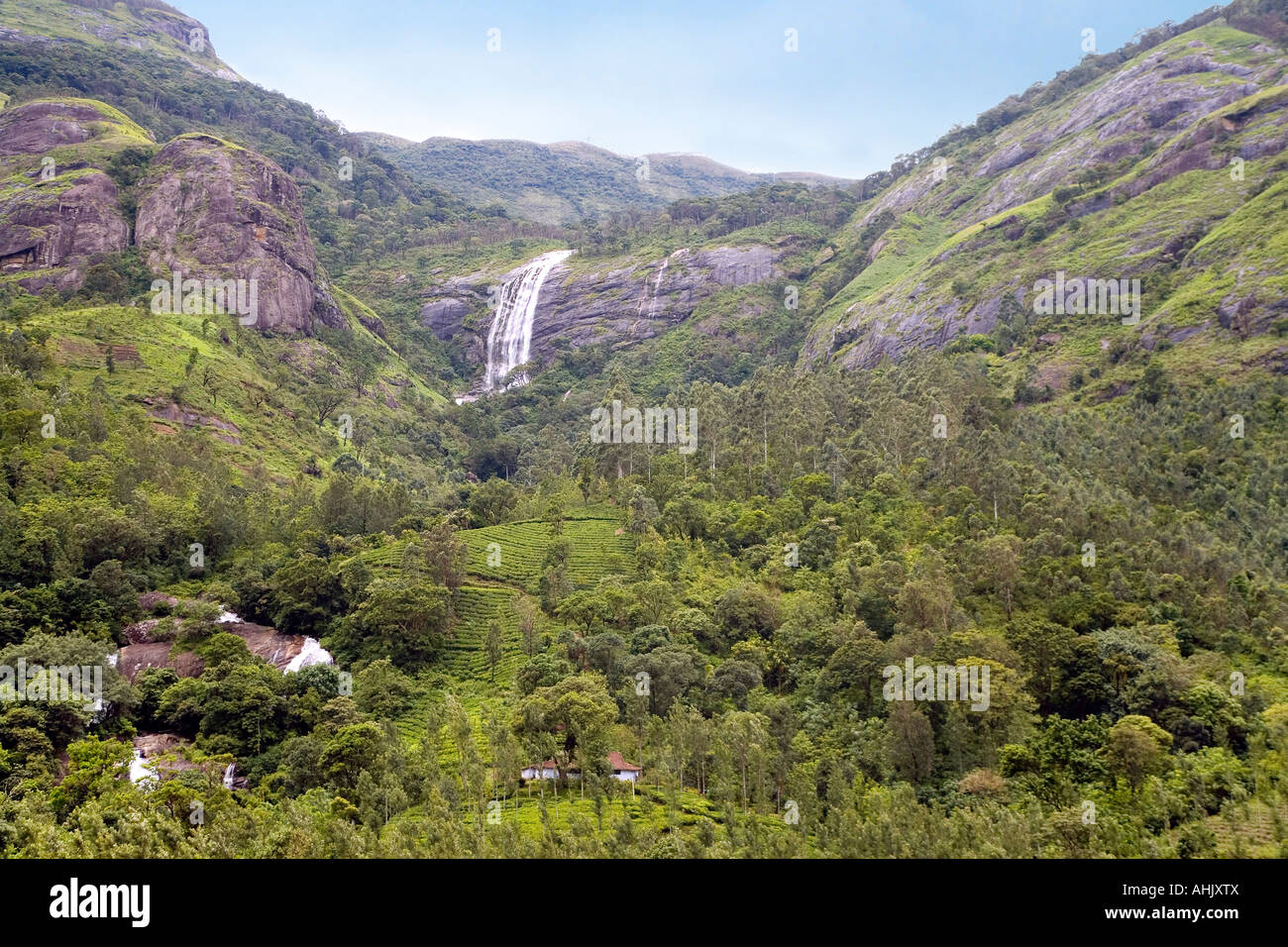 Thoovanam waterfall in South Western Ghats Montane Rain Forests the ...