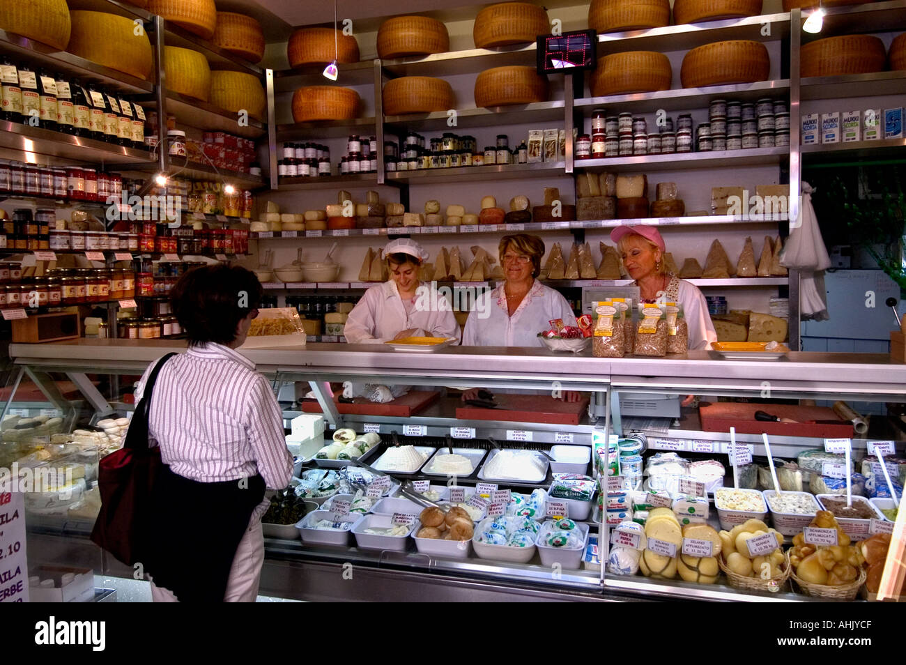 Italy Italian delicatessen tuscany grocers cheese shop parmesan grocer ...