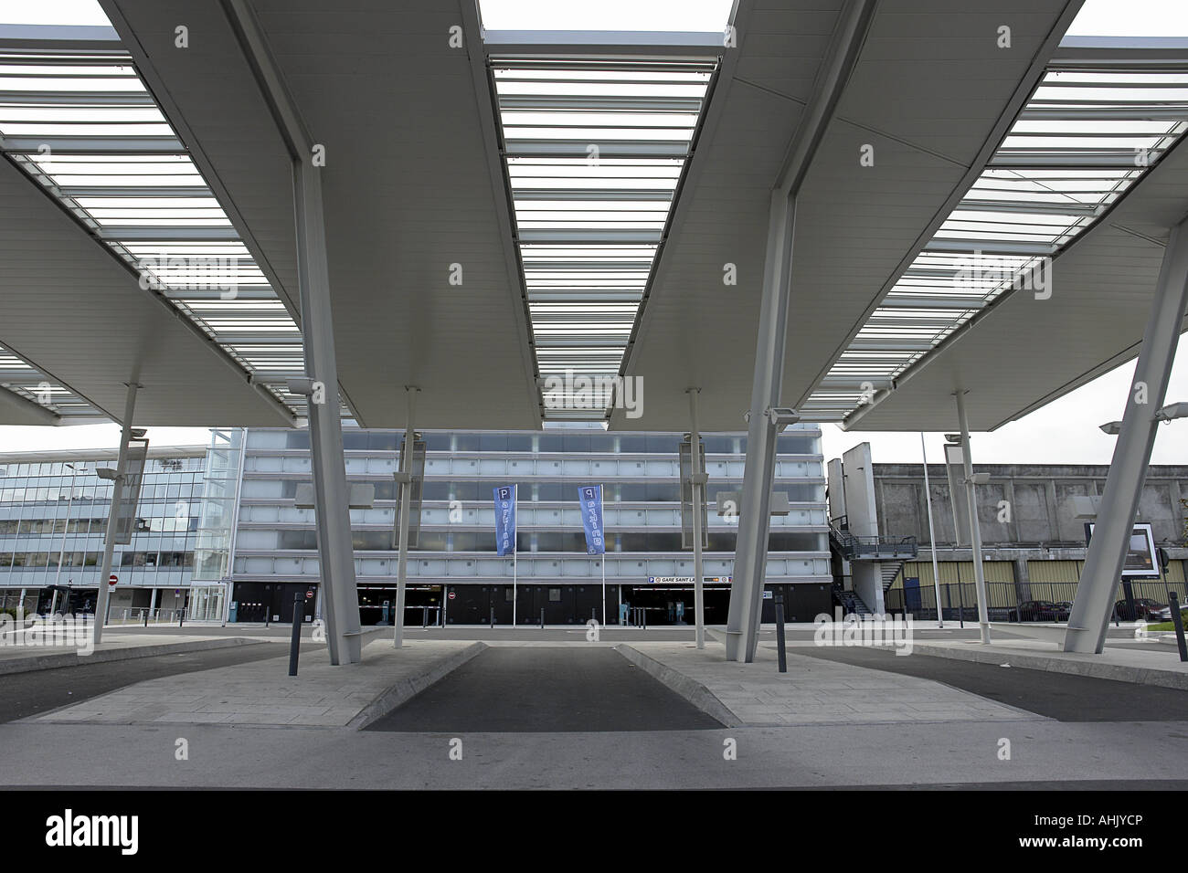 Angers bus station France Stock Photo - Alamy