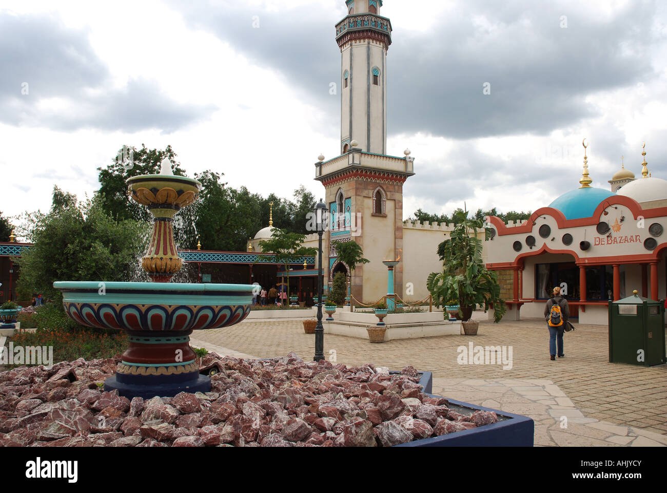 Indian palace and gardens Efteling theme park Kaatsheuvel Netherlands ...