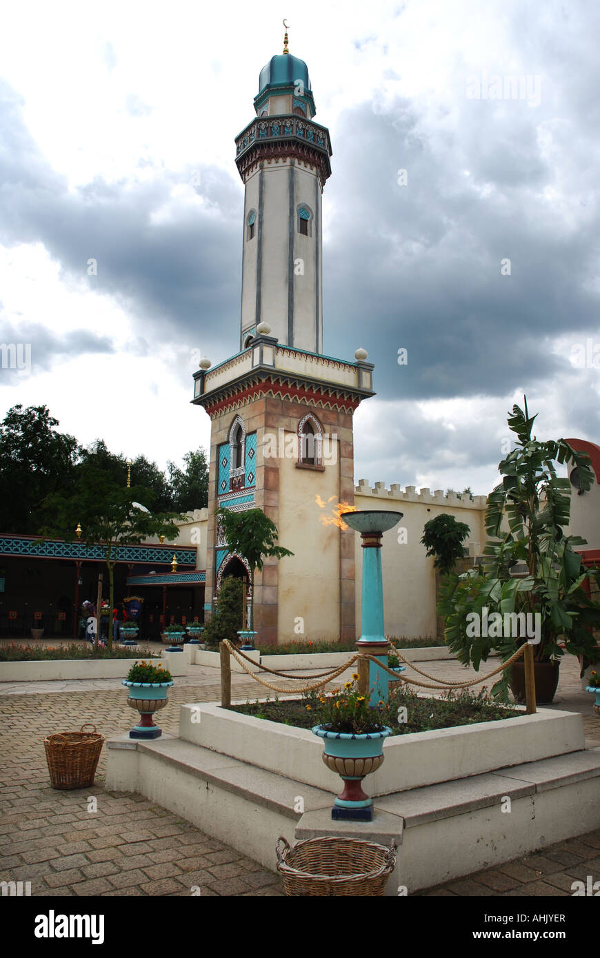 Indian palace and gardens Efteling theme park Kaatsheuvel Netherlands ...